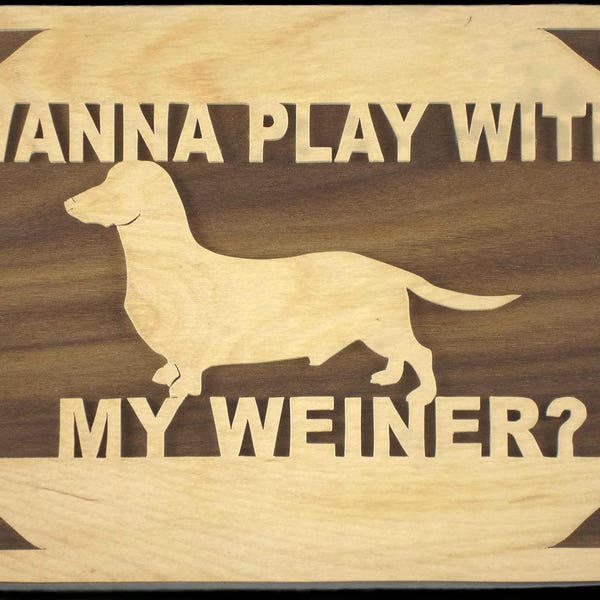 Play With My Weiner - Etsy