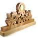 Peace Sign Desk or Shelf Clock Handmade From Maple Wood by Kevskrafts ...