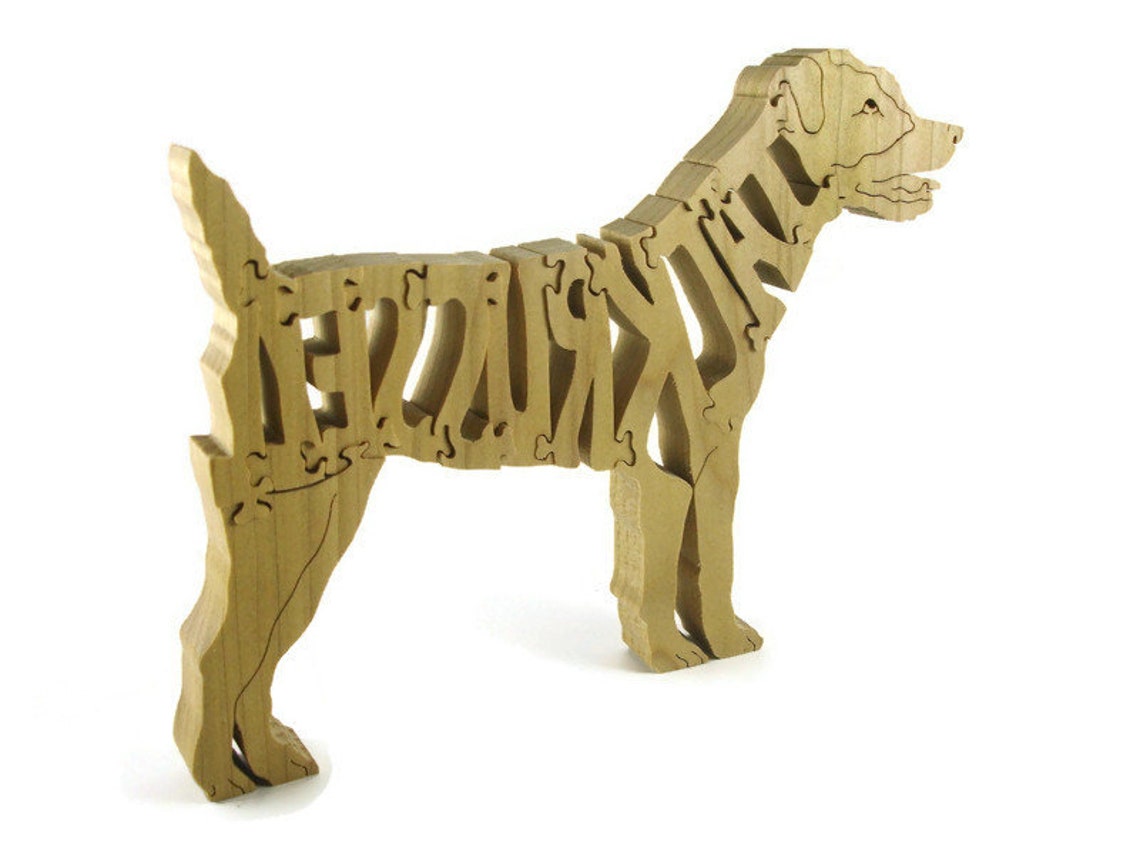 Jack Russell Dog Wood Puzzle Handmade by Kevskrafts - Etsy