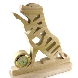 Rescue K9 Dog Desk or Shelf Clock Handmade From Poplar Wood by - Etsy