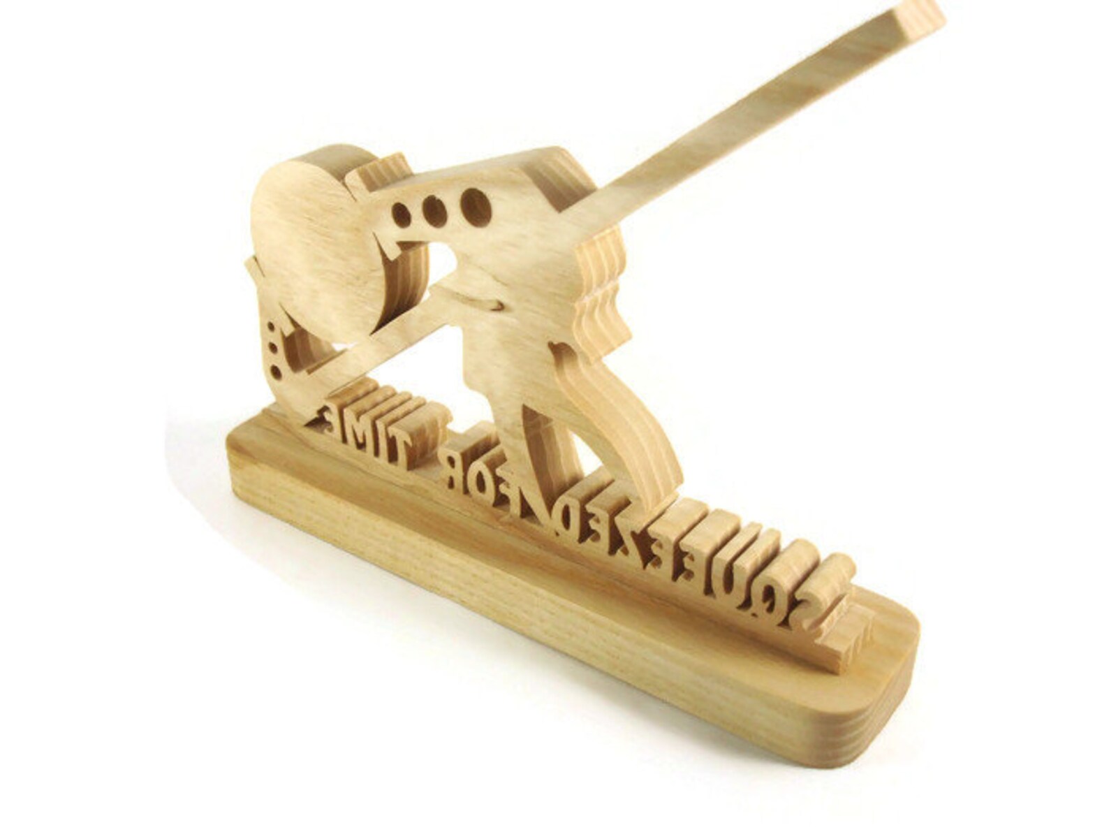 Bar Clamp Desk or Shelf Clock Squeezed for Time Handmade From | Etsy