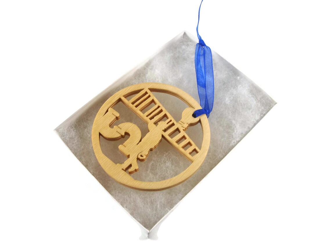 Plumber Christmas Ornament Handmade From Birch Wood by Kevskrafts ...