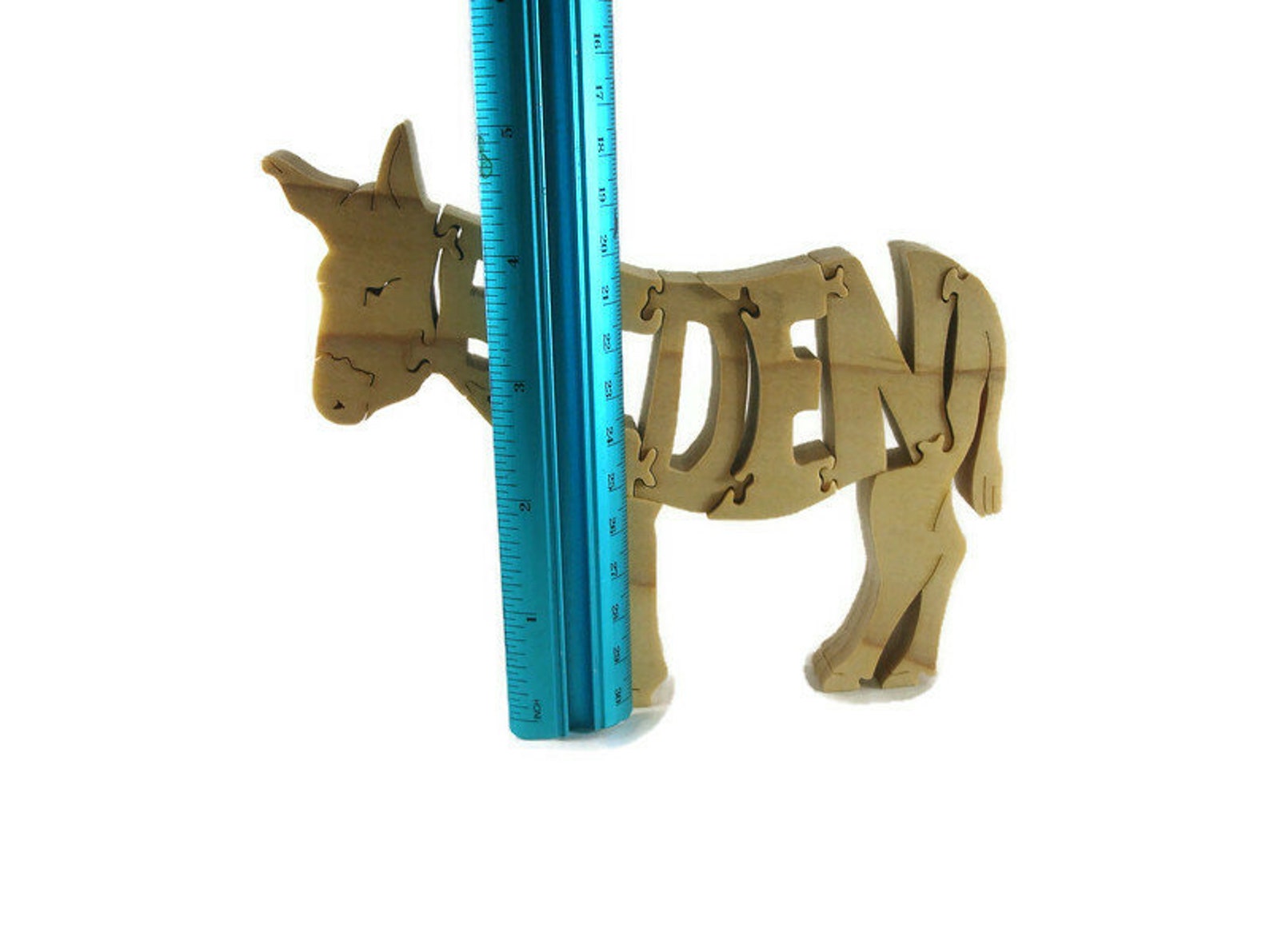 Biden Wood Democrat Donkey Scroll Saw Puzzle Handmade From - Etsy