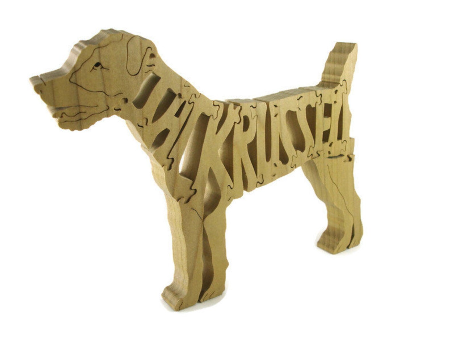 Jack Russell Dog Wood Puzzle Handmade by Kevskrafts - Etsy