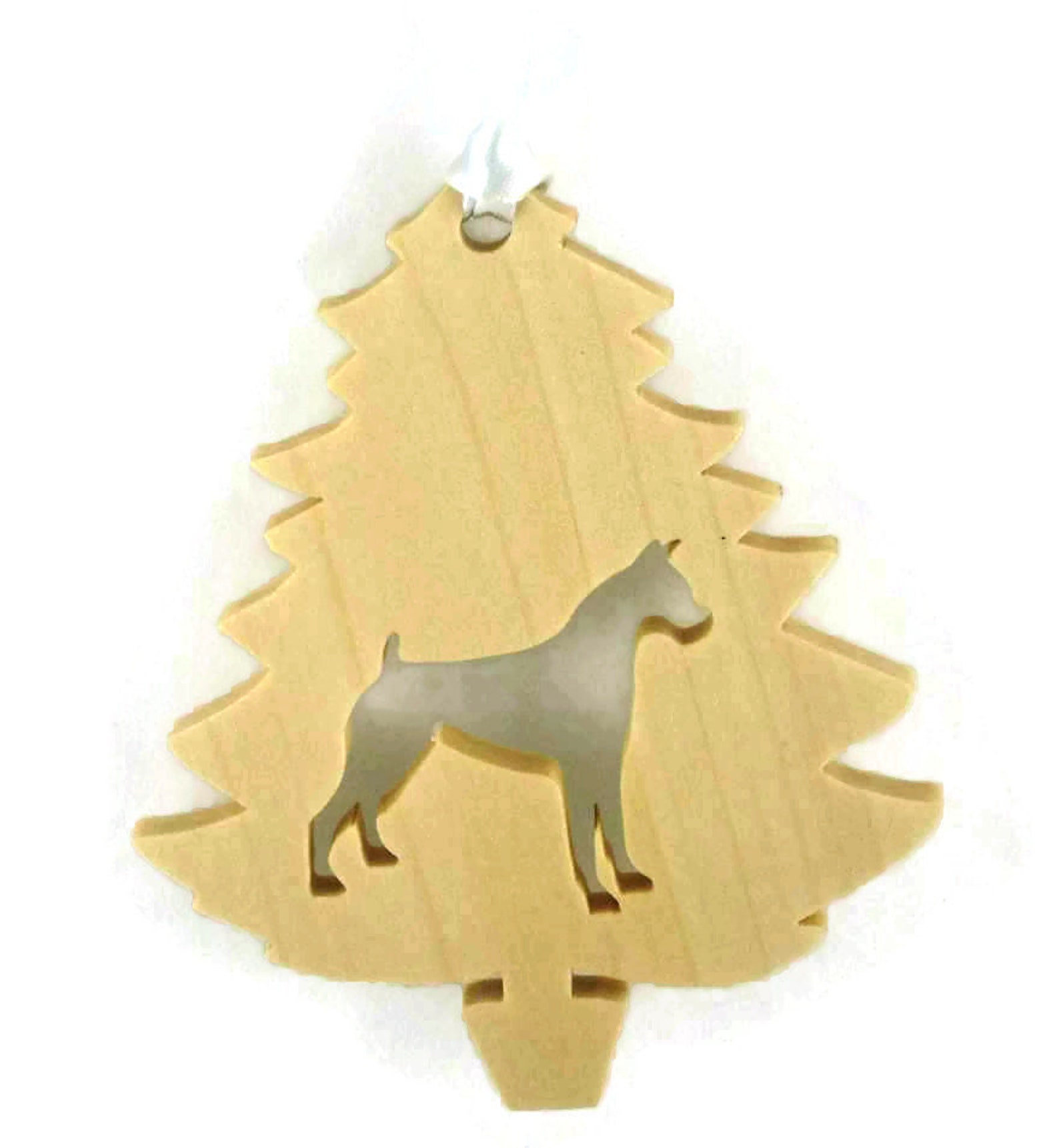 Boxer Christmas Ornament Handmade From Poplar Wood Tree - Etsy
