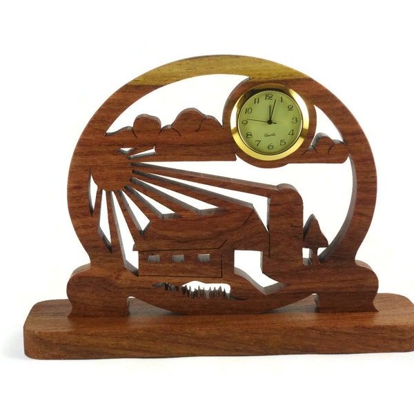 Handmade Wood Clock - Etsy