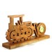 Bulldozer Mini Desk / Shelf Clock Handmade From Cherry Wood - Etsy