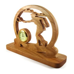 Badminton Desk Clock Handmade From Cherry Wood by Kevskrafts, Tennis ...
