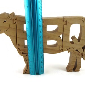 BBQ Cow Wooden Scroll Saw Puzzle Handmade by Kevskrafts - Etsy
