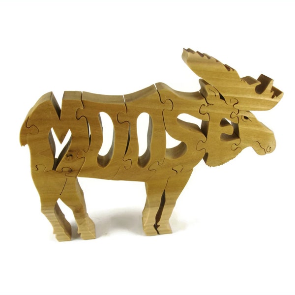 Moose Puzzle - Etsy
