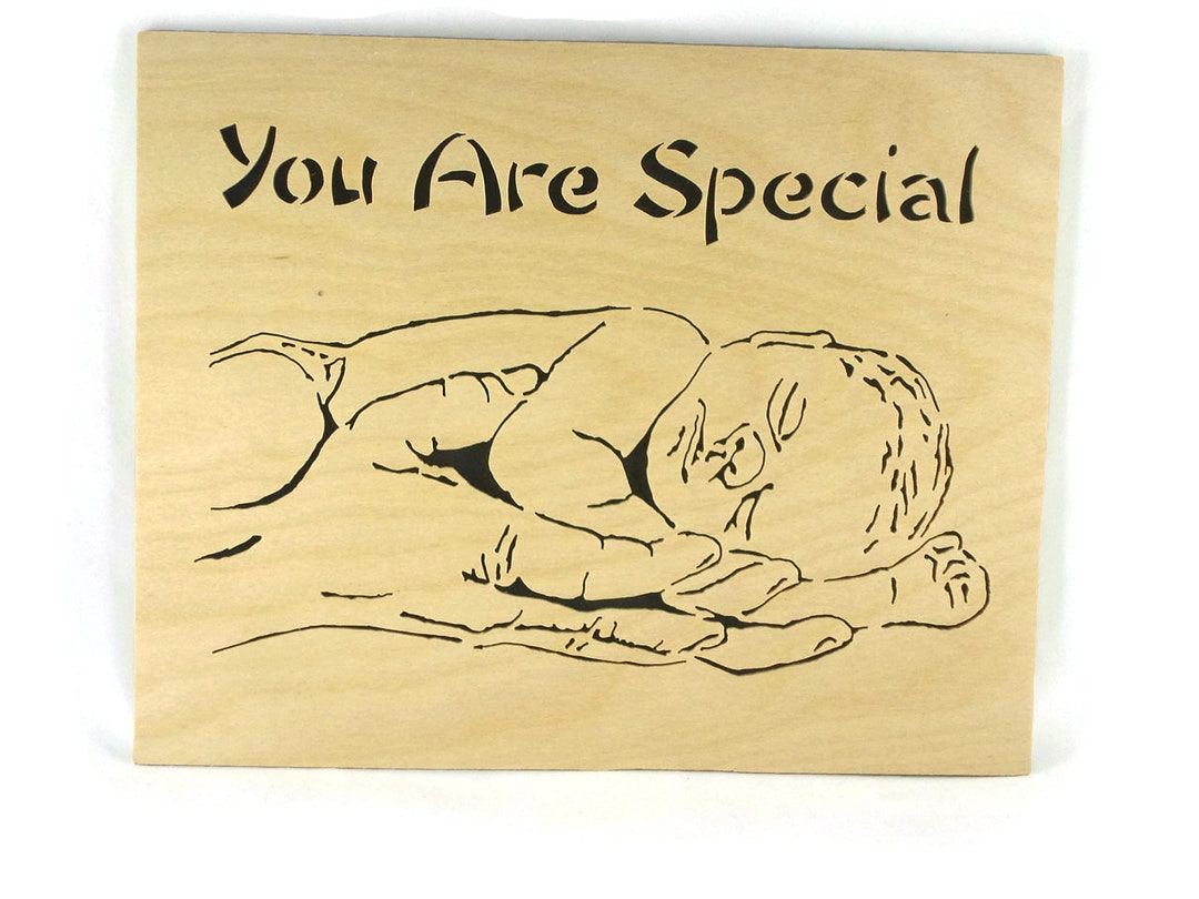 You Are Special Baby in Mothers or Fathers Hands Wall Hanging Wood Art ...