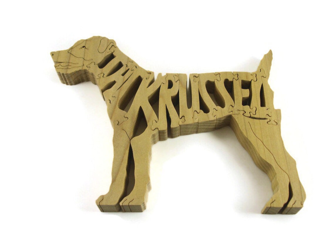Jack Russell Dog Wood Puzzle Handmade by Kevskrafts - Etsy