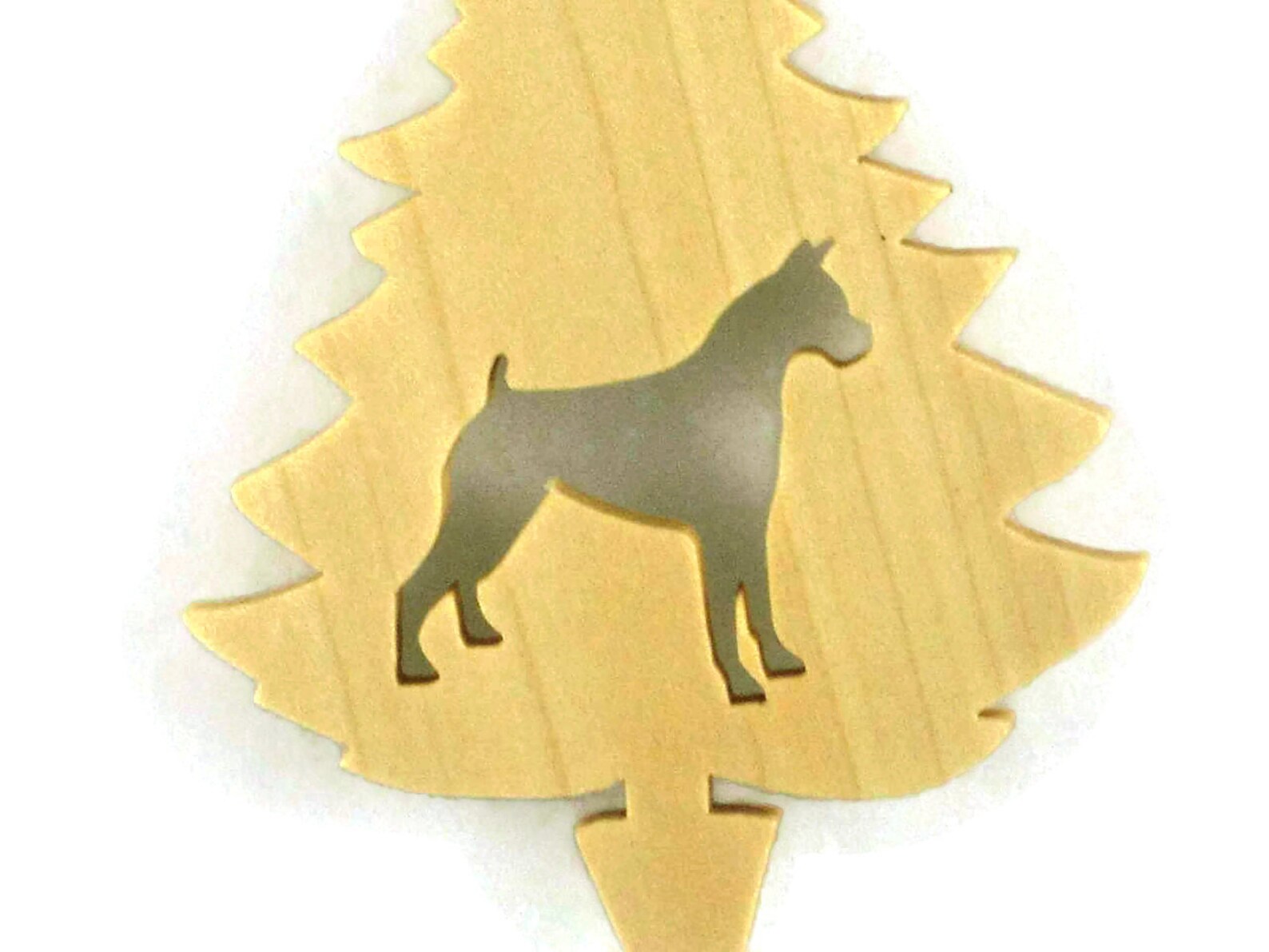 Boxer Christmas Ornament Handmade From Poplar Wood Tree - Etsy