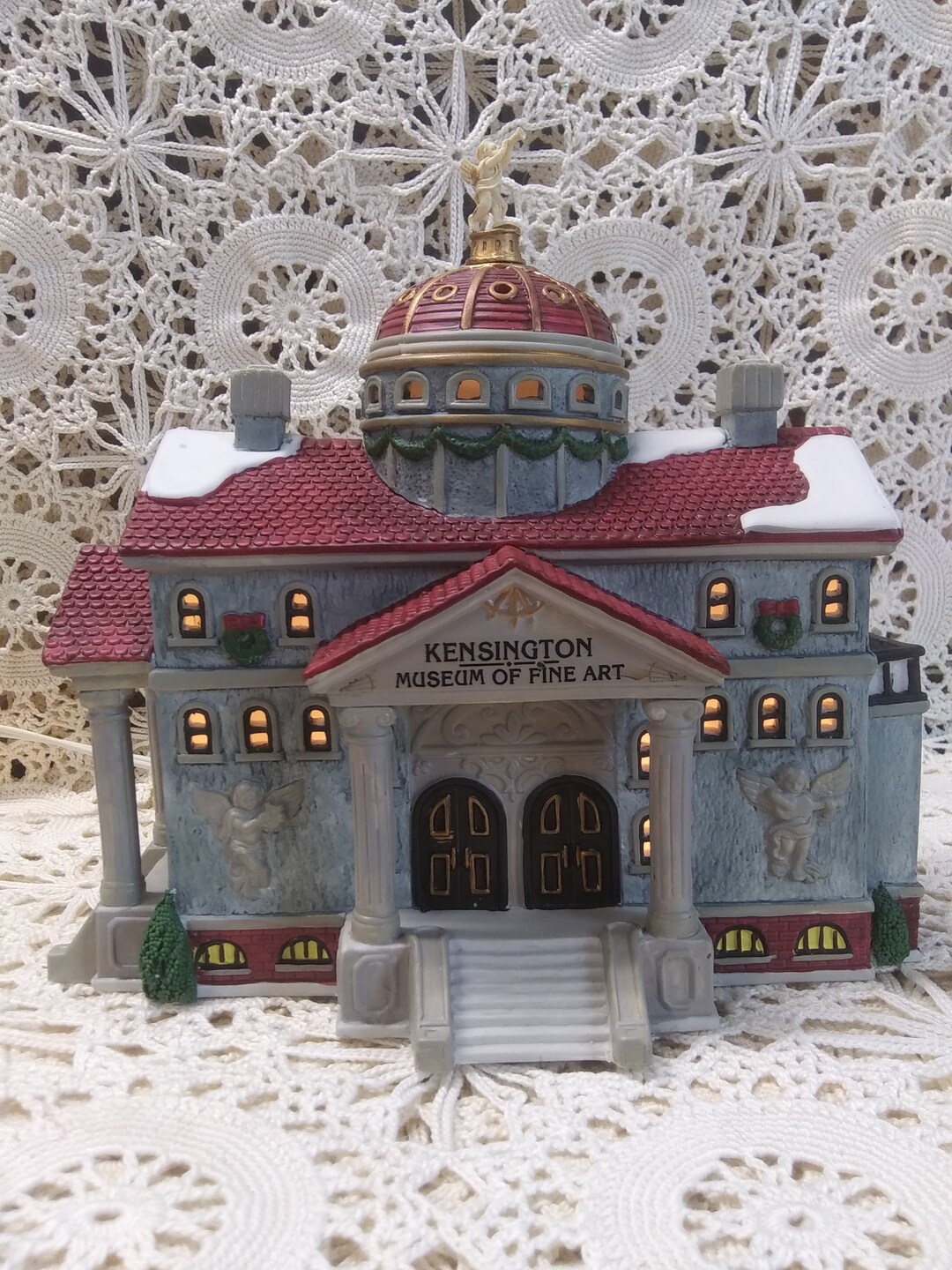 Vintage Christmas Lemax Caddington Village Kensington Museum of Fine ...