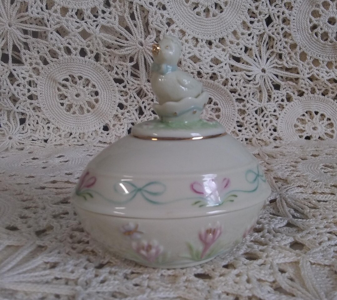 Vintage Lenox Springtime Chick Easter Egg 2004 - Etsy