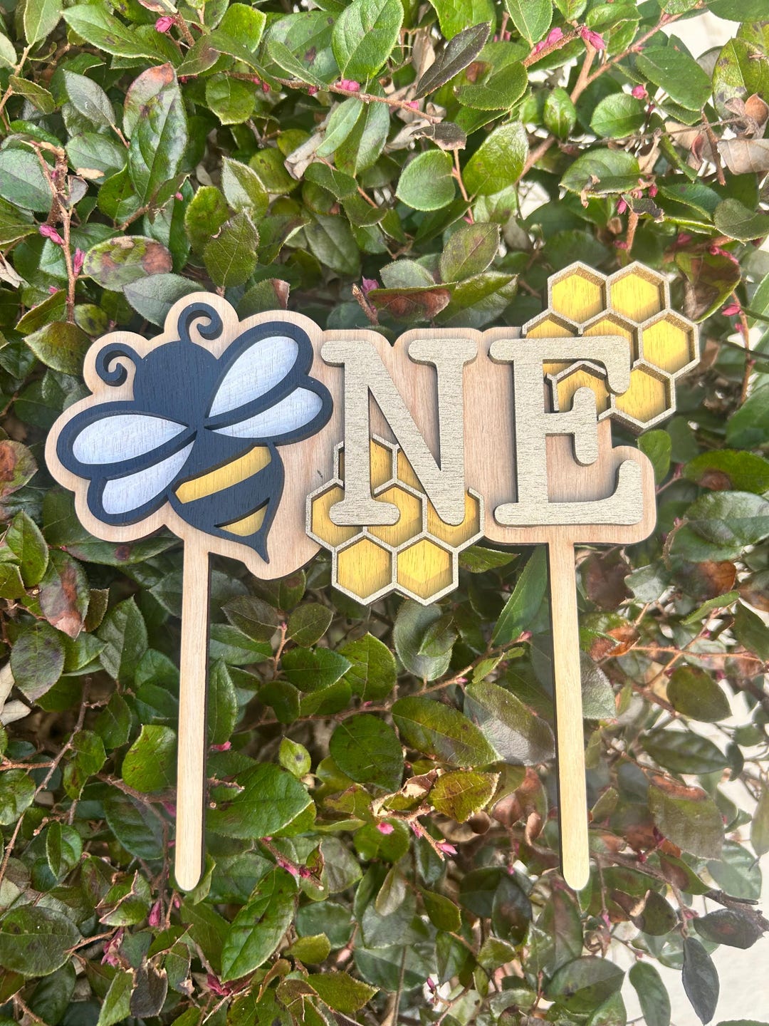 Bee One Cake Topper – First Birthday Decoration - Etsy