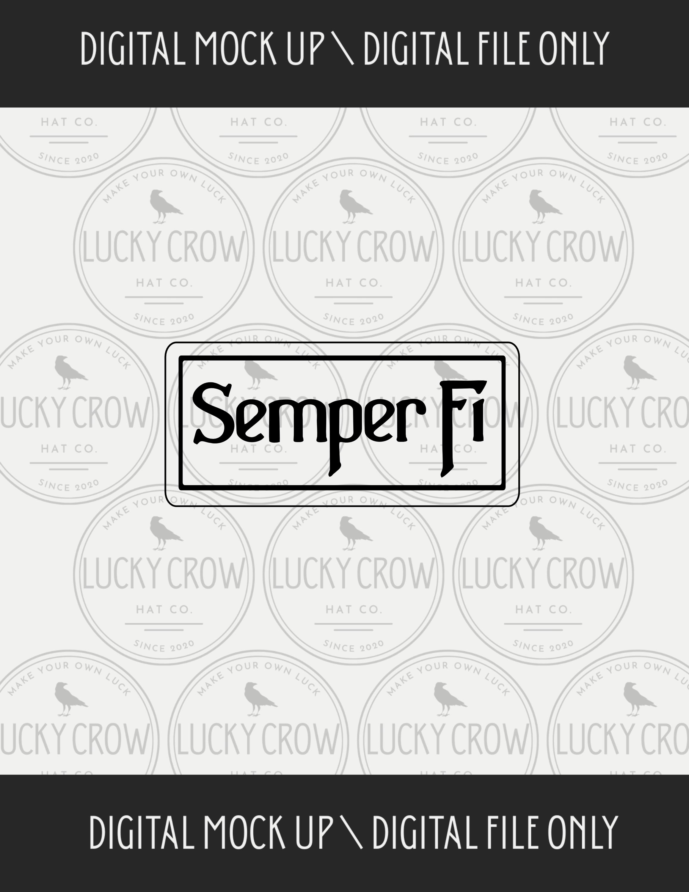 SEMPER FI, Marines, Svg, Dxf, Laser Cut Files, Engraving Files, Xtool ...
