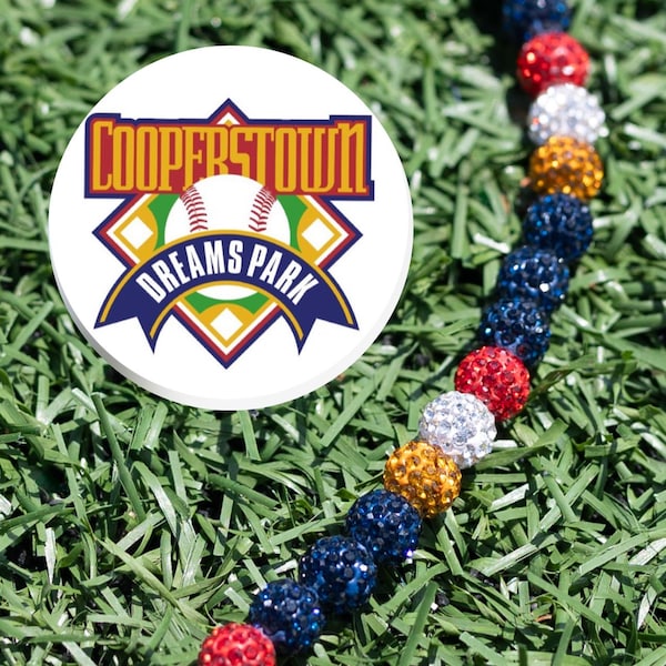 Baseball Beaded Necklace - Etsy
