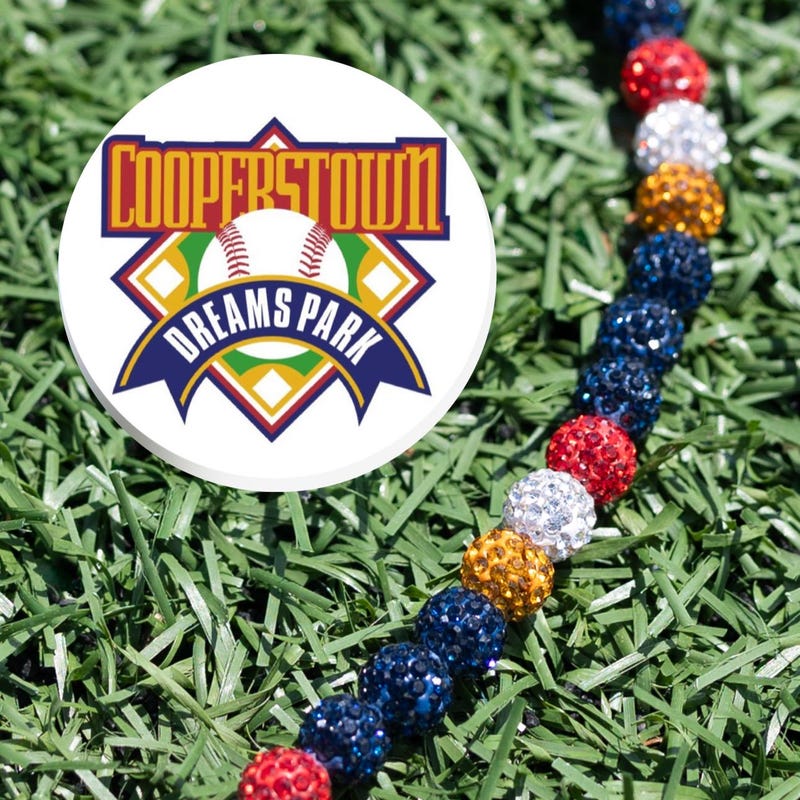 Baseball Beaded Necklace - Etsy