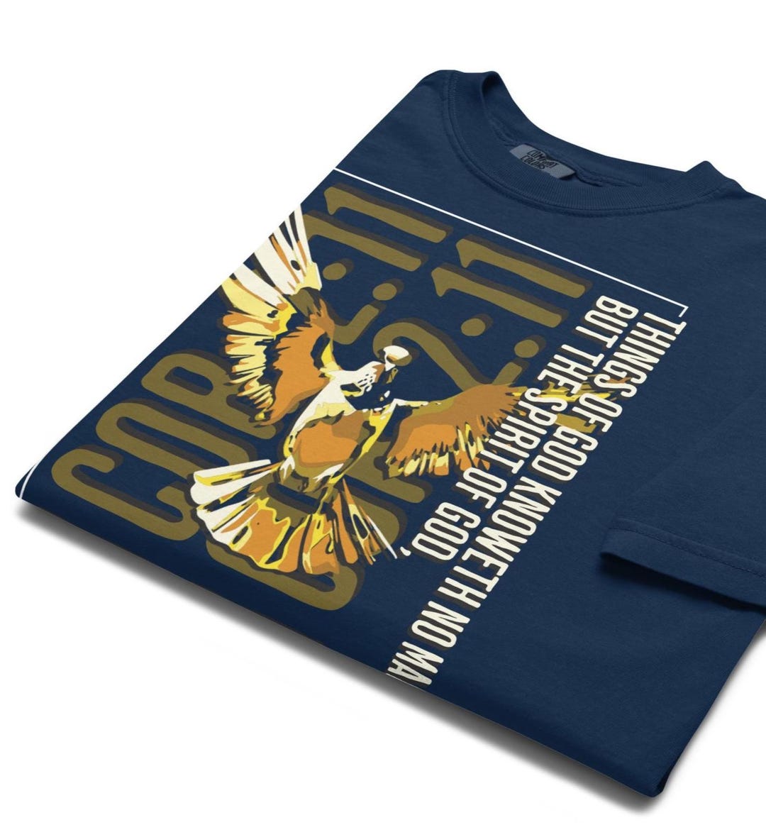 KJV Bible Inspired Heavyweight T-shirt: Things of God Knoweth No Man - Etsy