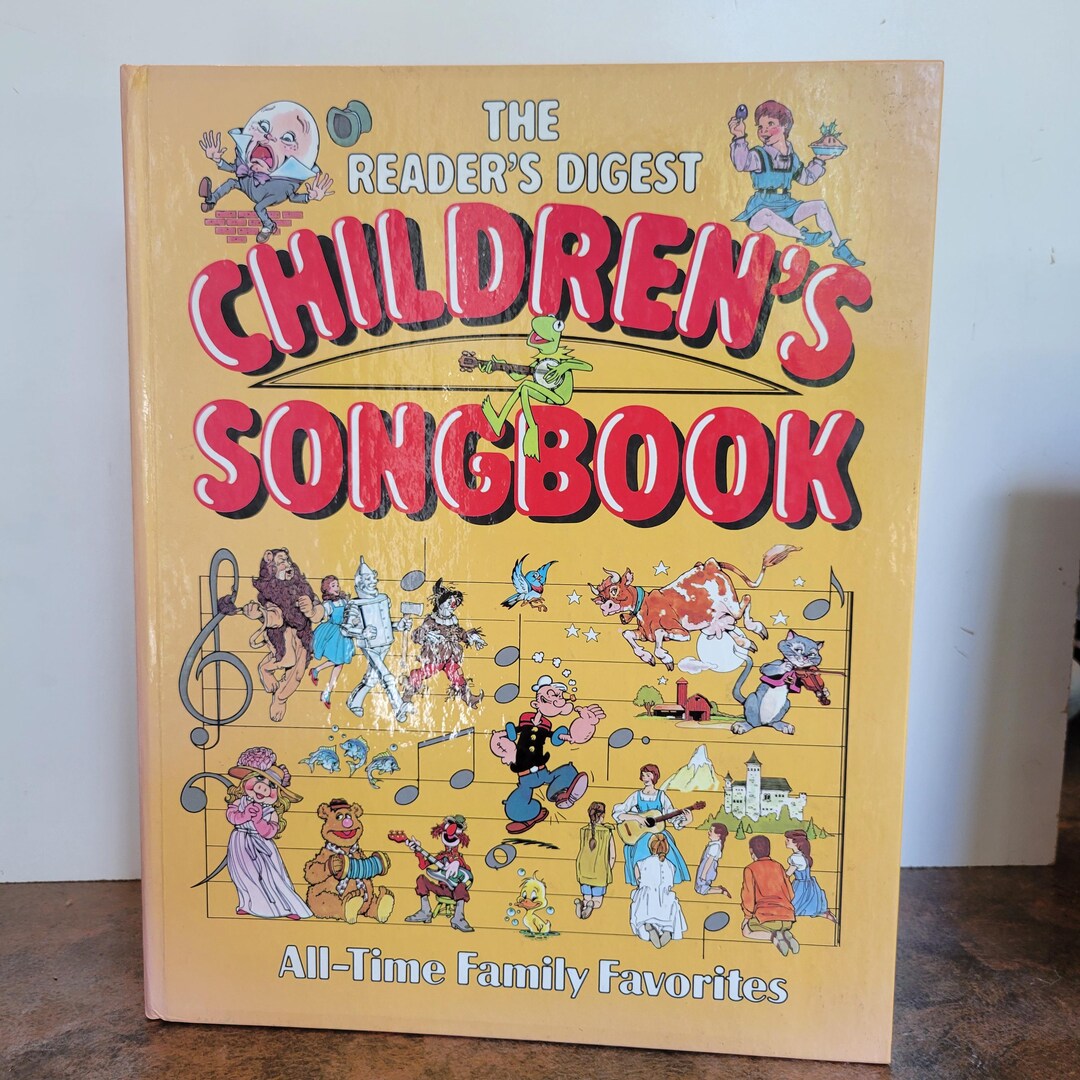 Vintage Readers Digest Children’s Songbook All-time Family Favorites ...