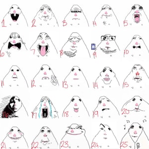 Hamster Meme by Almarts27 Glossy (waterproof) Stickers VERSION 1 - Etsy