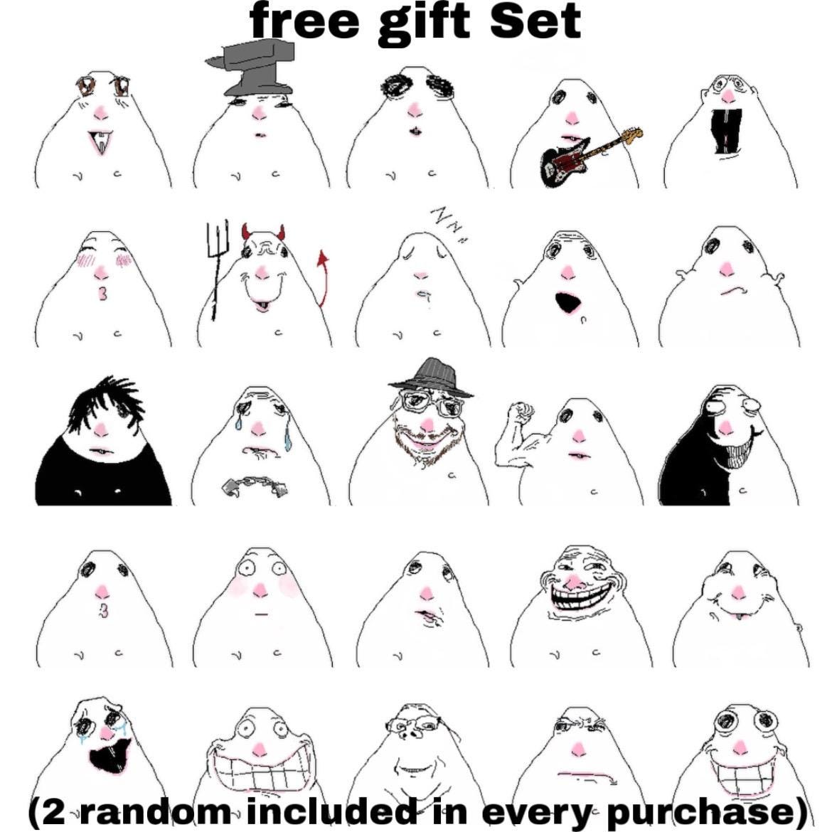 Hamster Meme by Almarts27 Glossy (waterproof) Stickers - Etsy