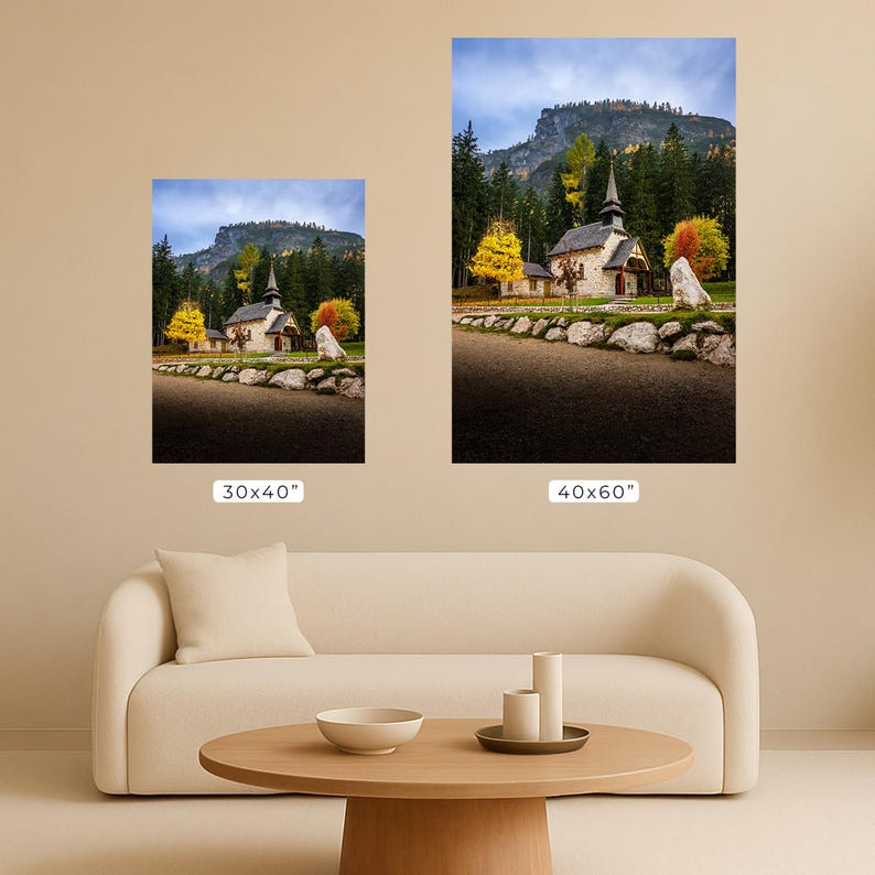 Cappella Lago Di Braies Chapel – Dolomites Italy Fine Art Landscape ...