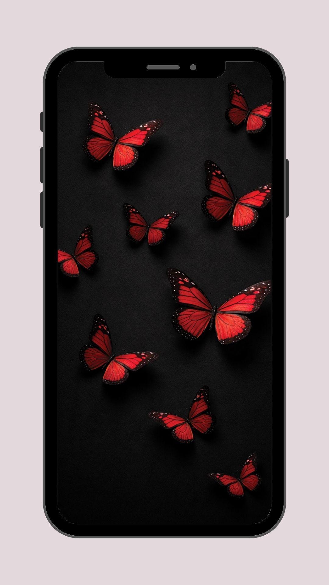 Red Aesthetic Wallpaper Pack (12) | Crimson Lock Screen Set | High-res ...