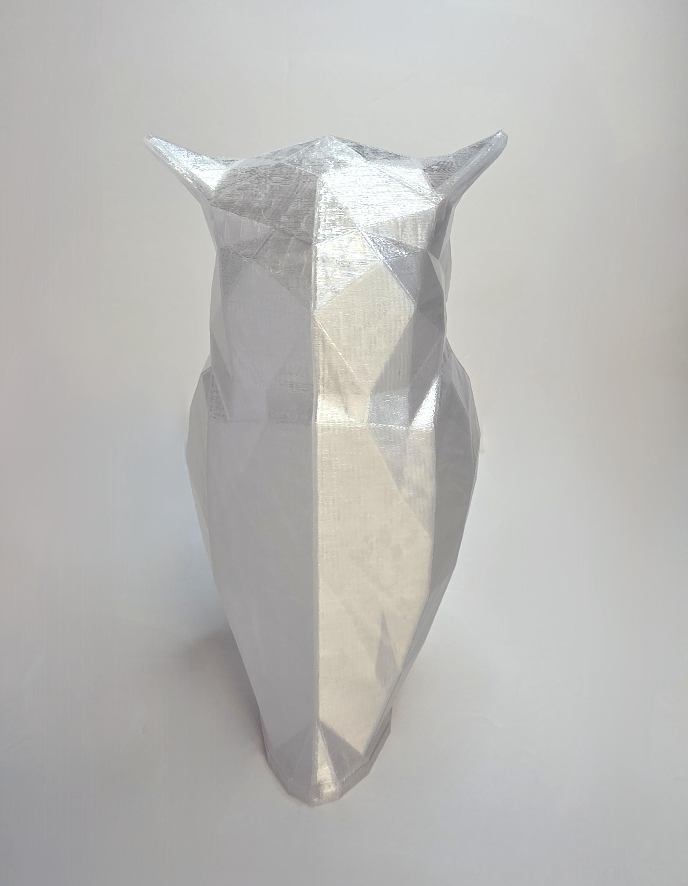 3D Printed Color Changing Owl Shaped Poly Light With Remote - Etsy
