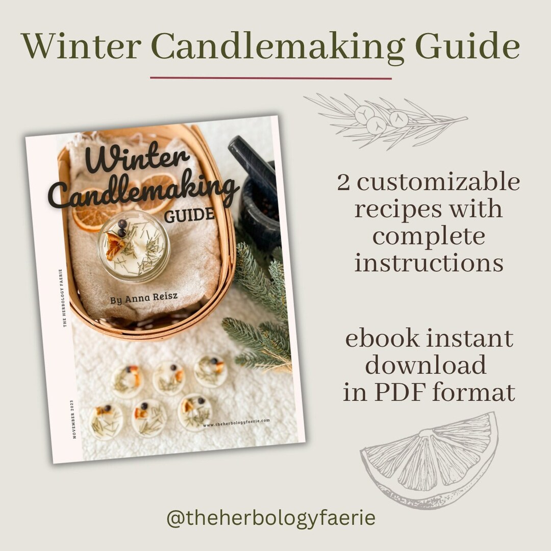 Winter Candlemaking Guide by the Herbology Faerie | Herbal Candle ...