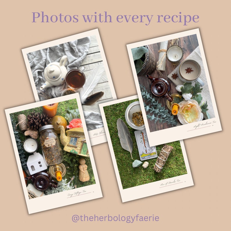 Spring Tea Recipe Booklet by the Herbology Faerie Herbal Tea Recipe ...