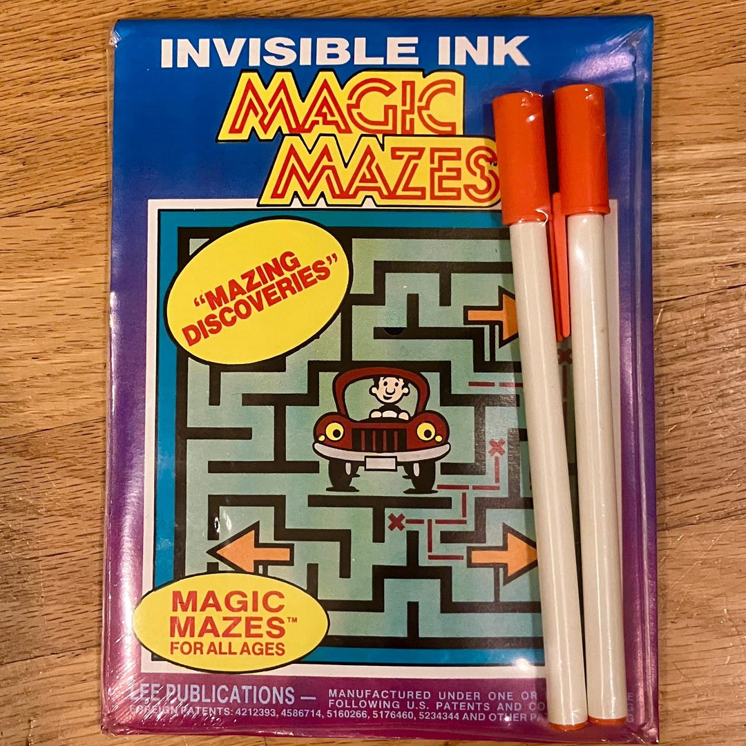 VTG Yes and Know Invisible Ink Coloring and Activity Books - Your ...