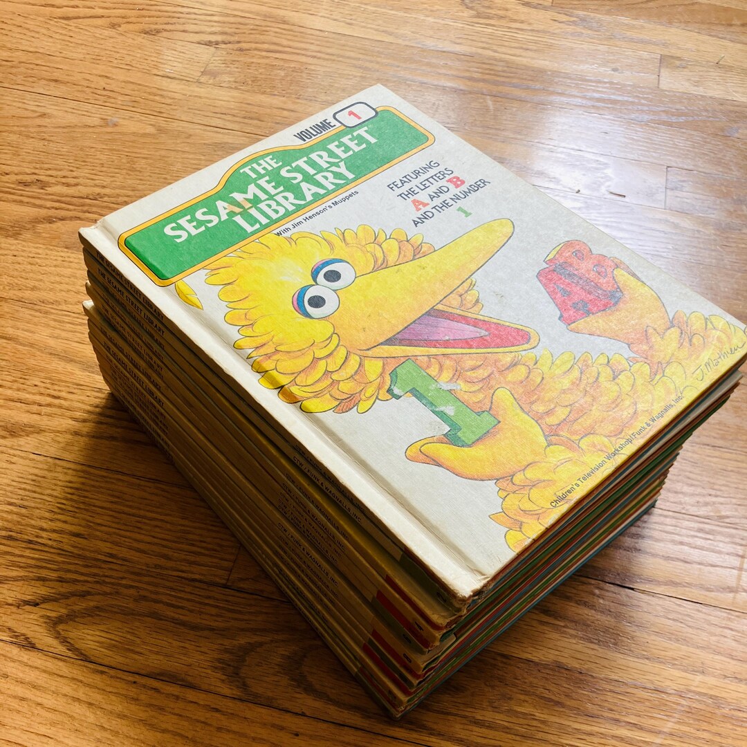 Sunny Days - Sesame Street Library - HUGE Book Lot - Vols. 1-14 - Etsy