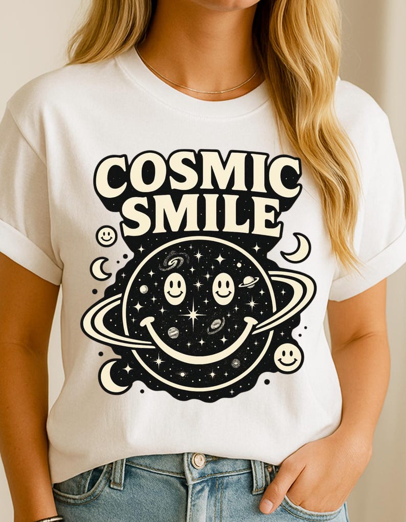Cosmic Smile Face PNG | Celestial Clipart, Galaxy Design (digital ...