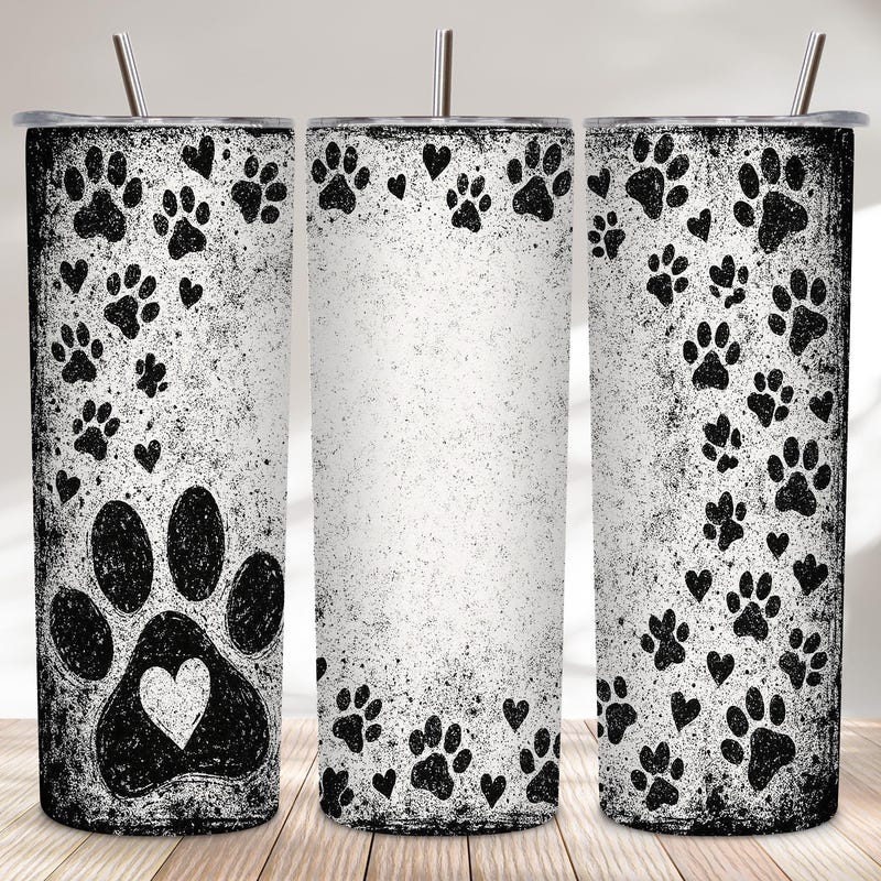 Paw Print Borders - Etsy