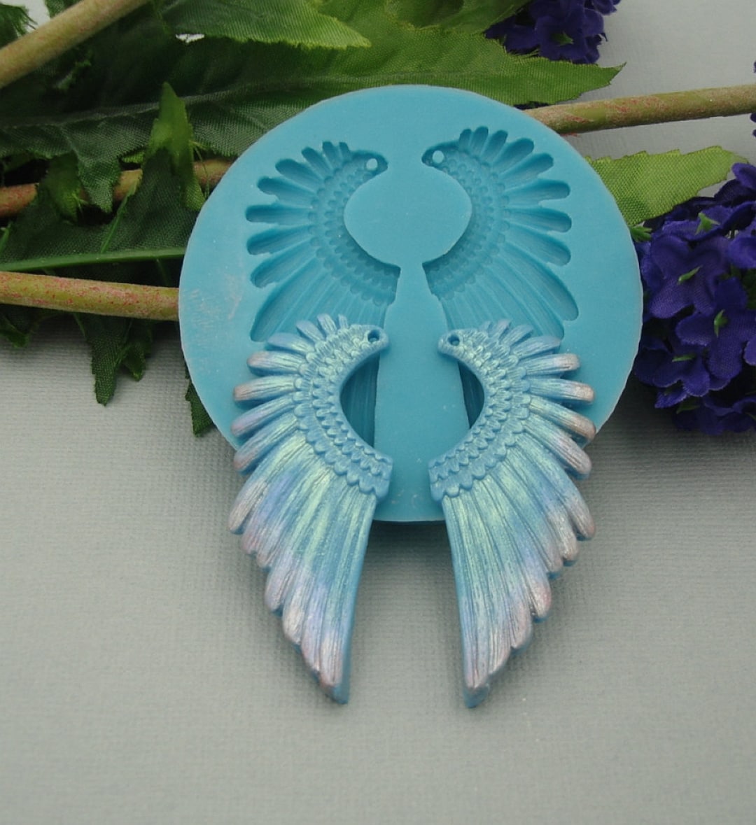 Silicone Mold Big Angel's Wings Jewelry Making Resin Polymer Clay. - Etsy