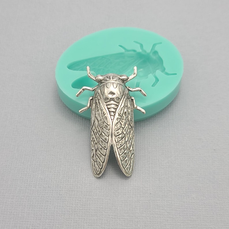Cicada Insect Silicone Mold Flexible for Crafts, Jewelry, Resin ...