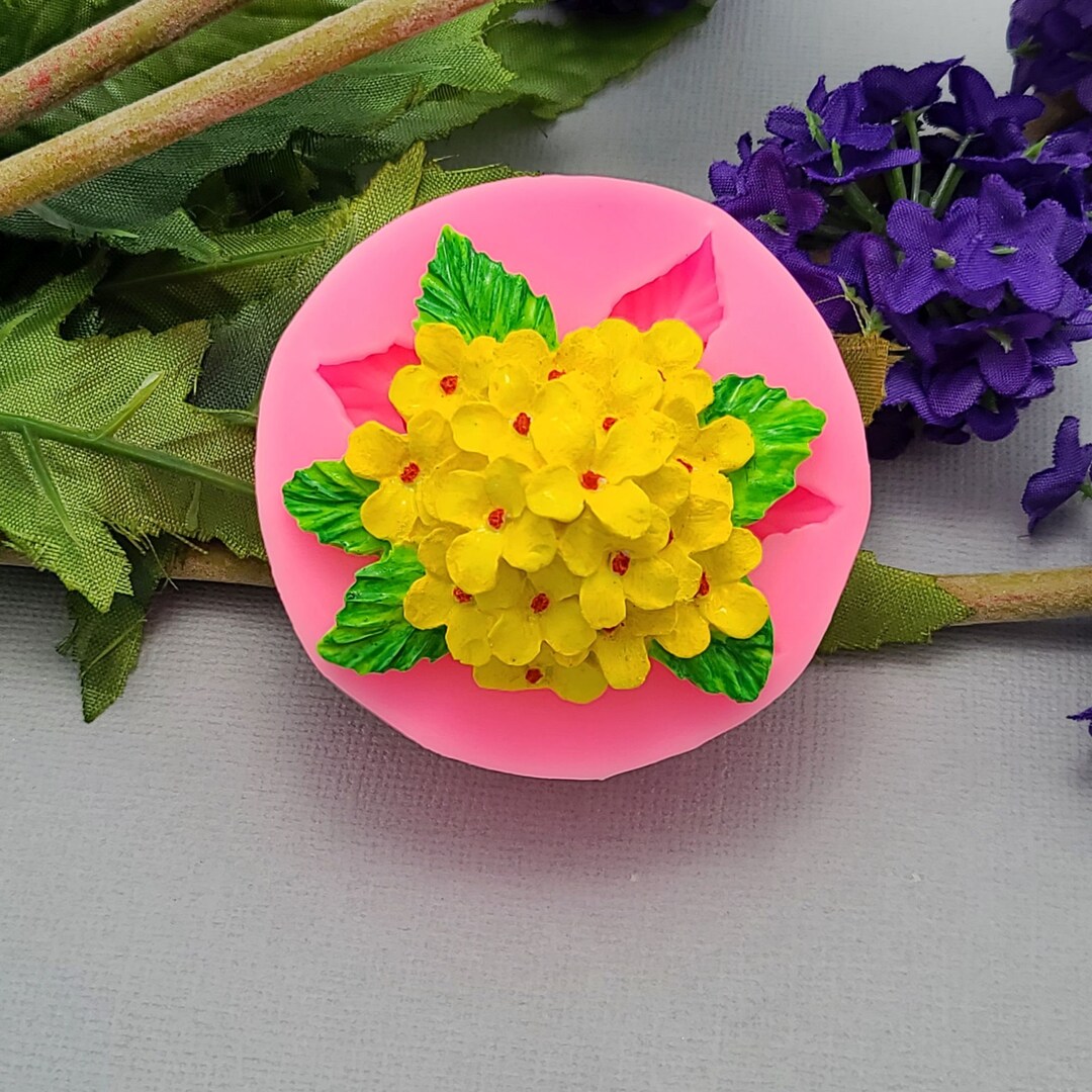 Hydrangea Flower Silicon Mold Flexible Silicone Mould for Crafts ...