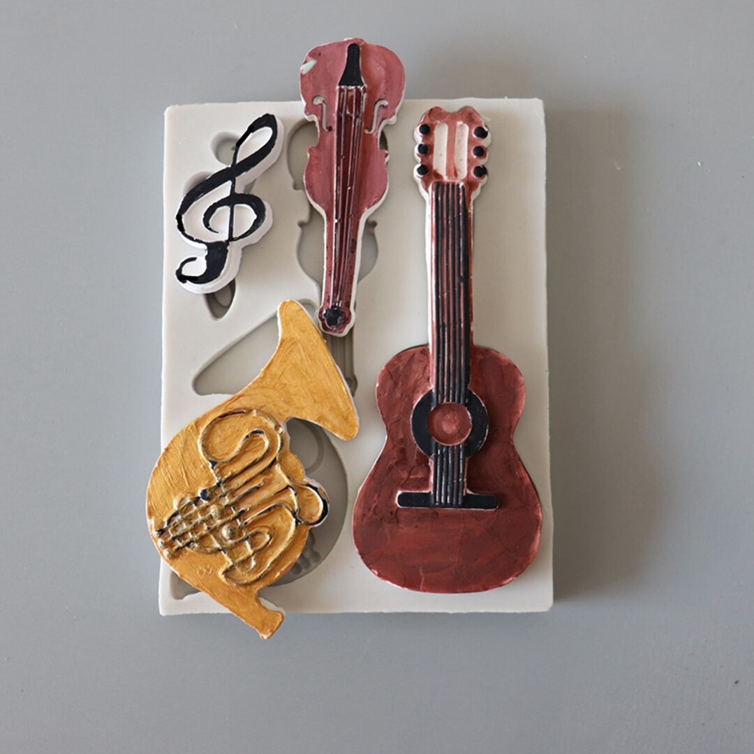 Musical Instruments Silicon Mold Flexible Silicone Mould for Crafts ...