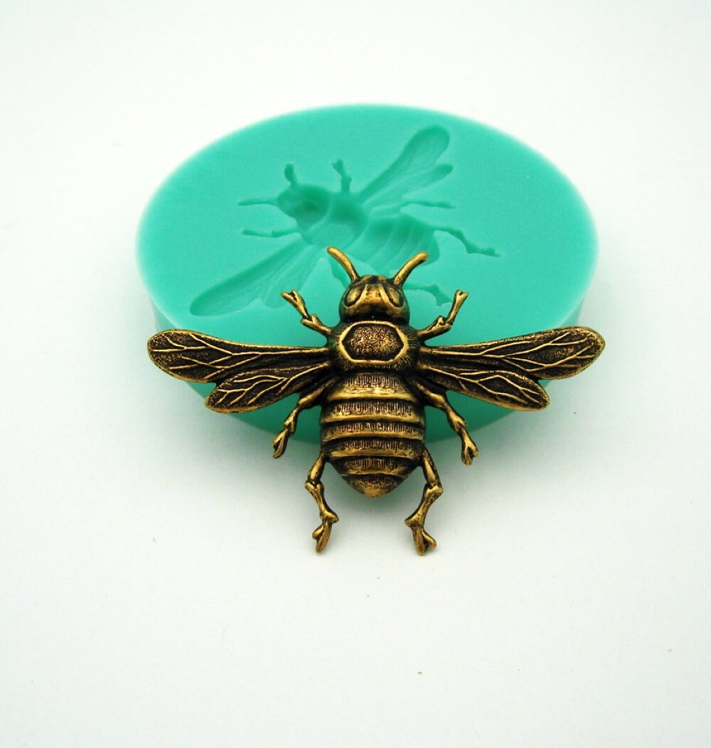 Bee Silicon Mold Flexible Silicone Mould for Crafts Jewelry - Etsy Hong ...