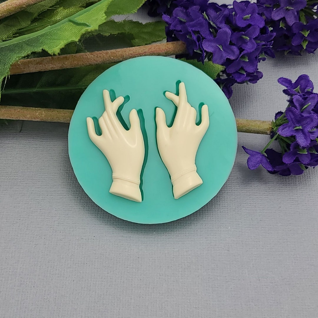 Hands Silicone Mold for Crafts, Jewelry, Resin, Scrapbooking, Polymer ...