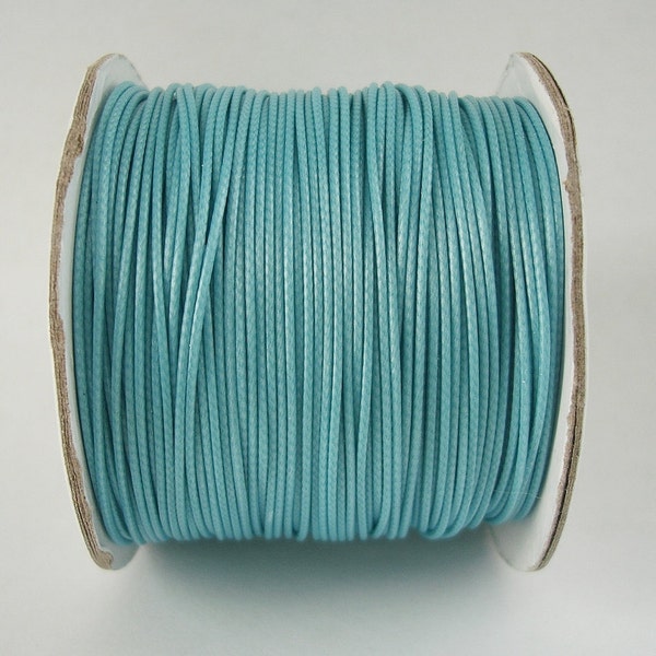 Turquoise Waxed Cord - Etsy
