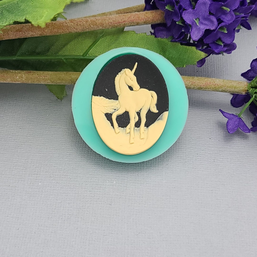 Silicon Mold Unicorn Flexible for Crafts, Jewelry, Resin, Scrapbooking ...