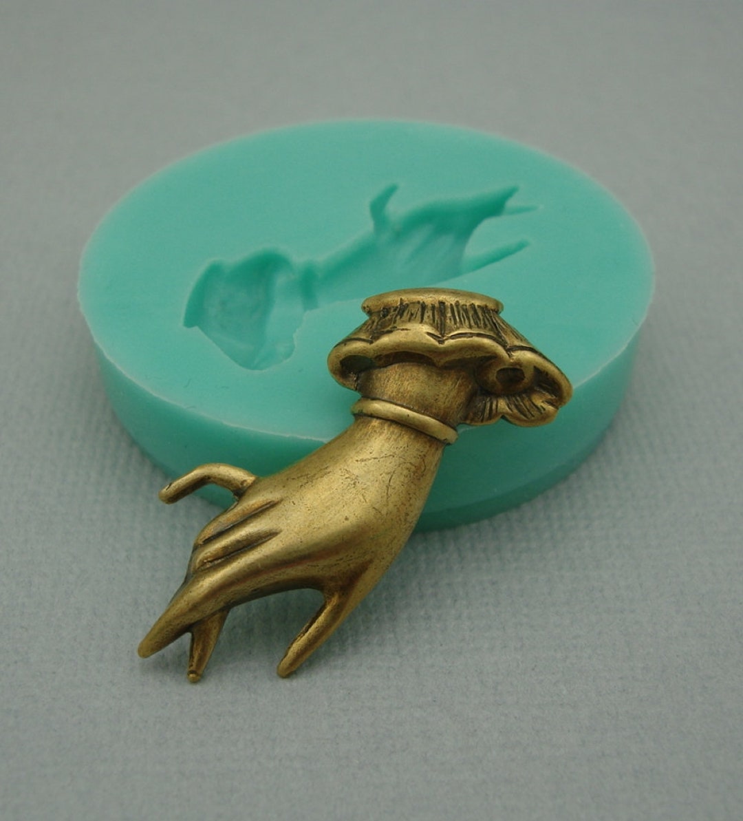 Hand Silicon Mold Flexible Silicone Mould for Crafts, Jewelry, Resin ...