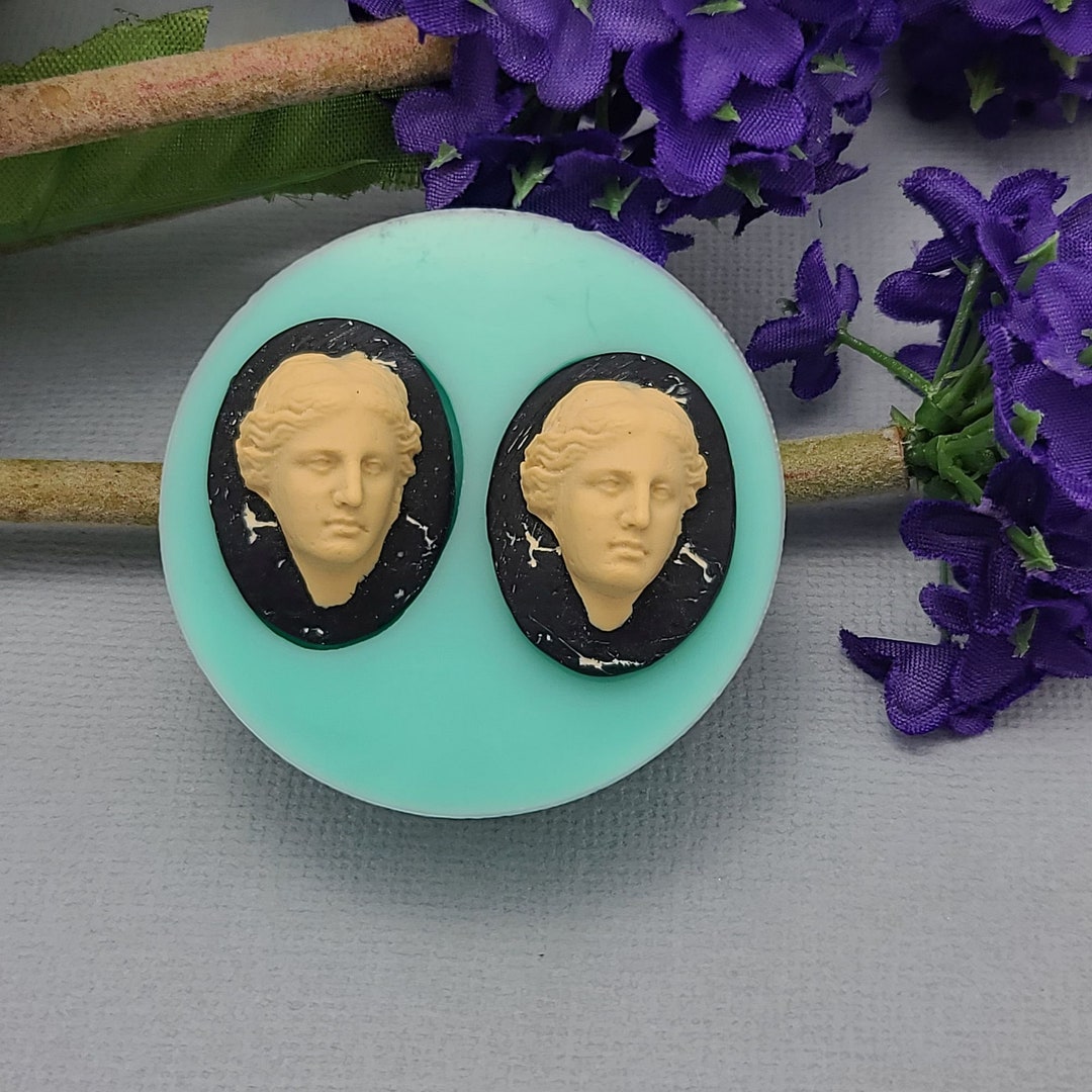 Venus Milos 2 Cameos Flexible Silicone Mould for Crafts, Jewelry, Resin ...