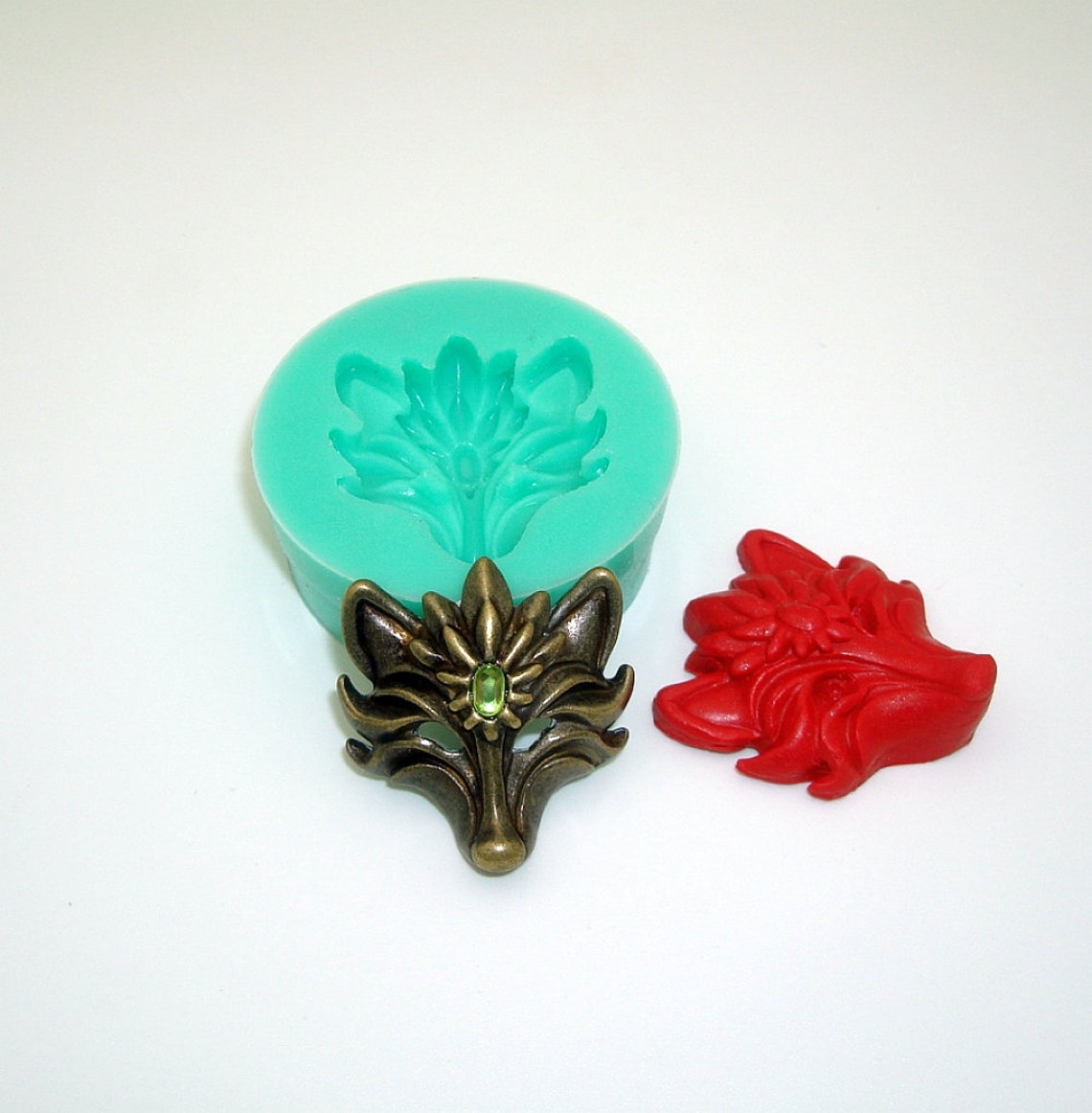 Silicone Mold Fox Mask Jewelry Making Resin Polymer Clay. - Etsy