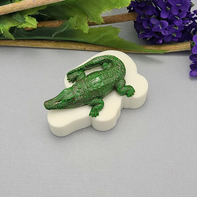 Silicone Mold Crocodile Flexible for Crafts, Jewelry, Resin ...