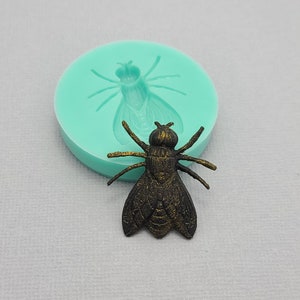 Fly Insect Silicone Mold Flexible for Crafts, Jewelry, Resin ...