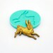 Silicone Mold Running Rabbit Flexible for Crafts, Jewelry, Resin ...